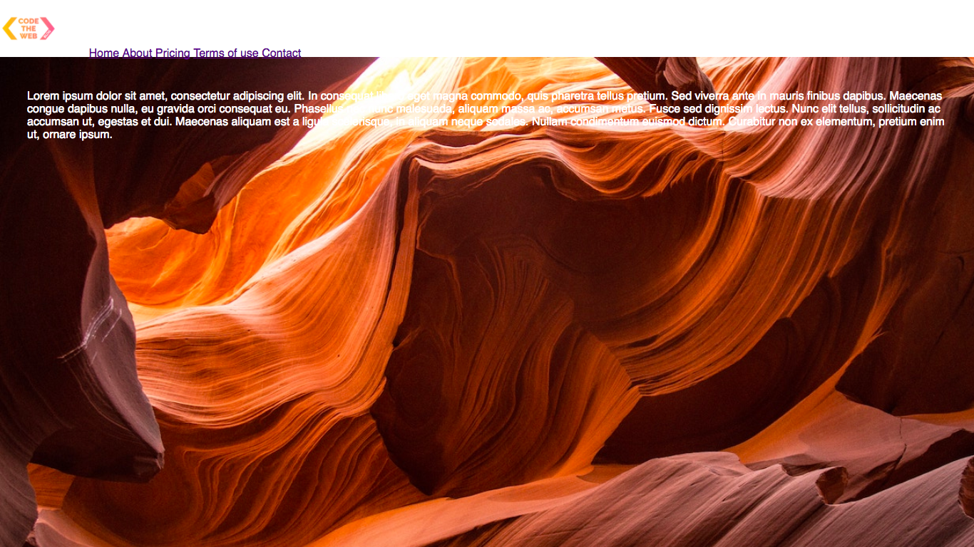 Styling A Navigation Bar Using CSS Code The Web